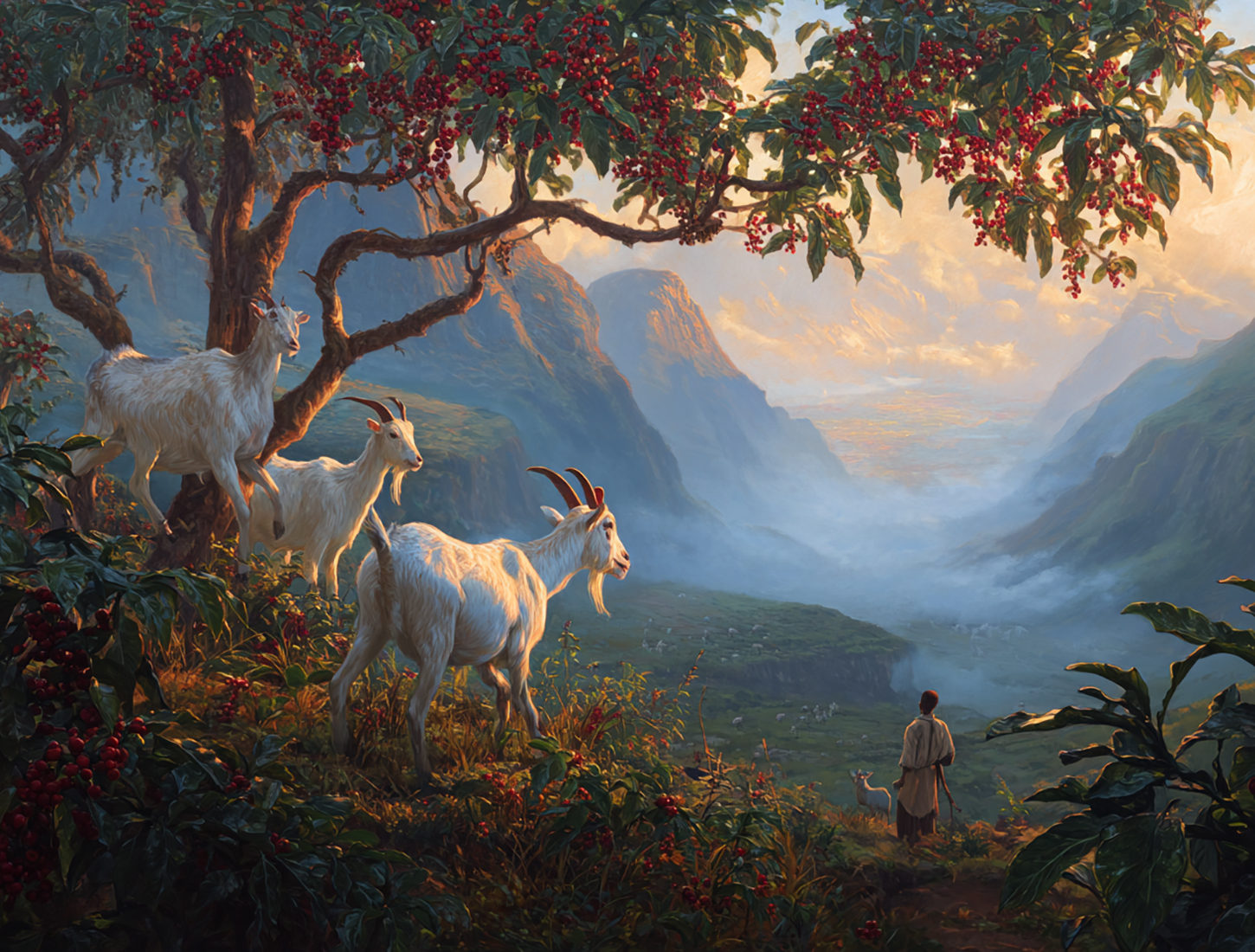 カルディ伝説！コーヒー起源説で最も有名な山羊飼いカルディ | 鹿児島コーヒー addCoffee